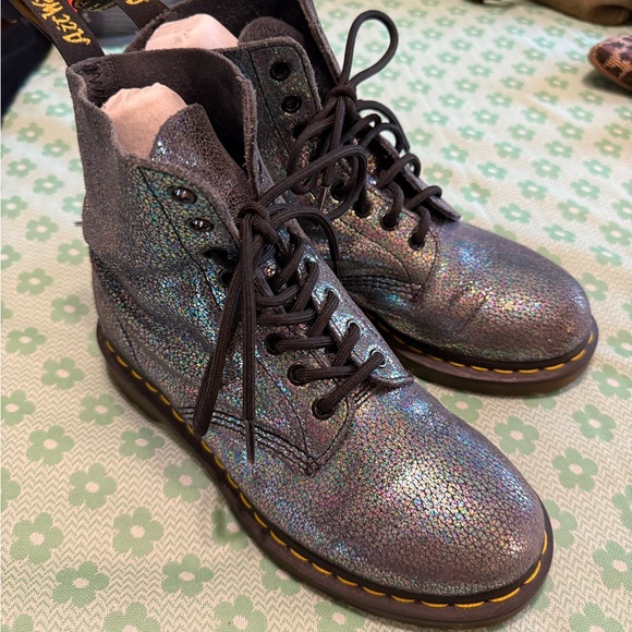 Dr. Martens | Shoes | Doc Marten Pascal Rainbow Iridescent Boot | Poshmark